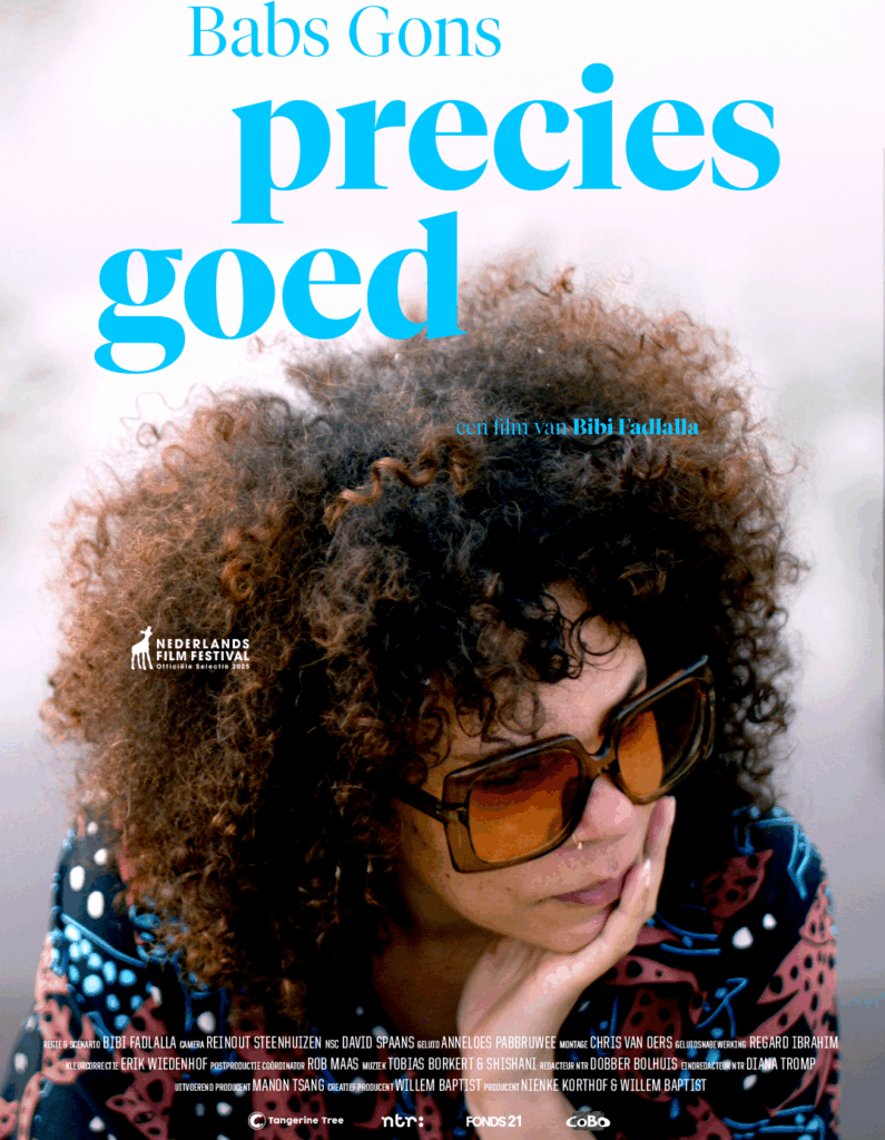 Documentaire 'Precies goed' over Babs Gons 4 november bij Het uur van ...